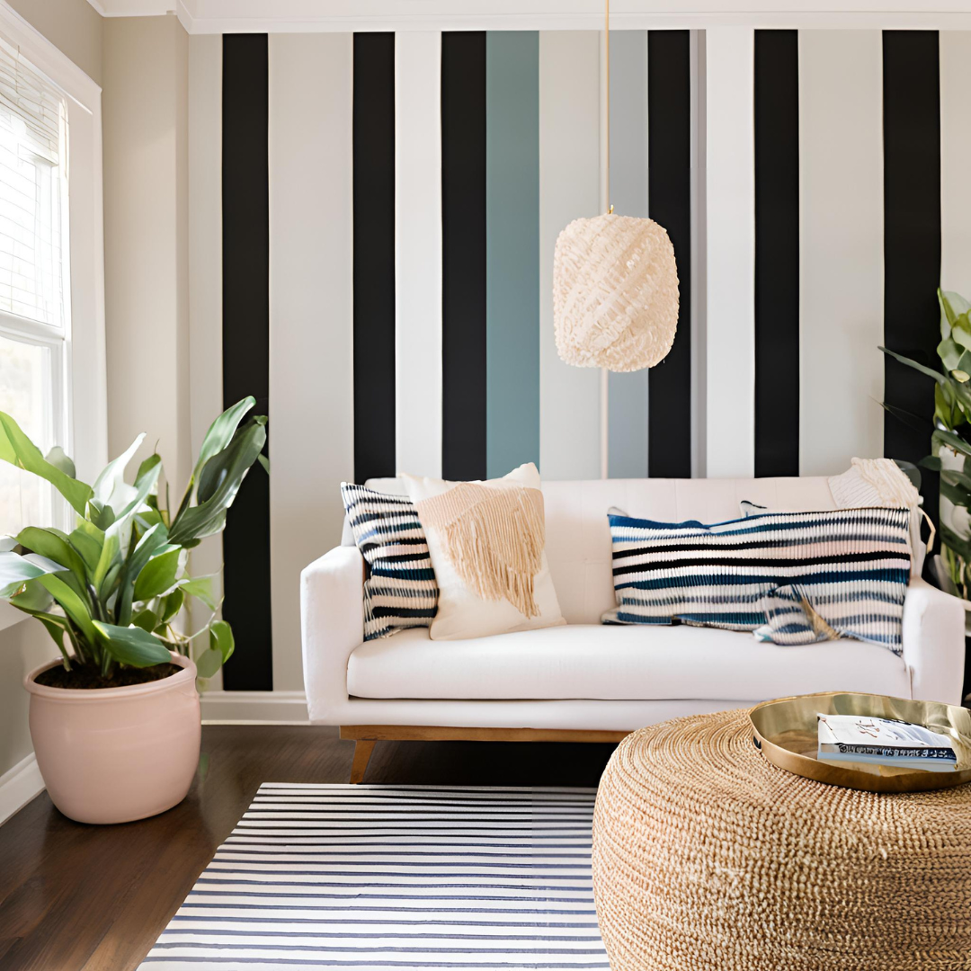 Enhancing Interiors with Stripes: 15 Stylish Ideas for a Striped Room ...