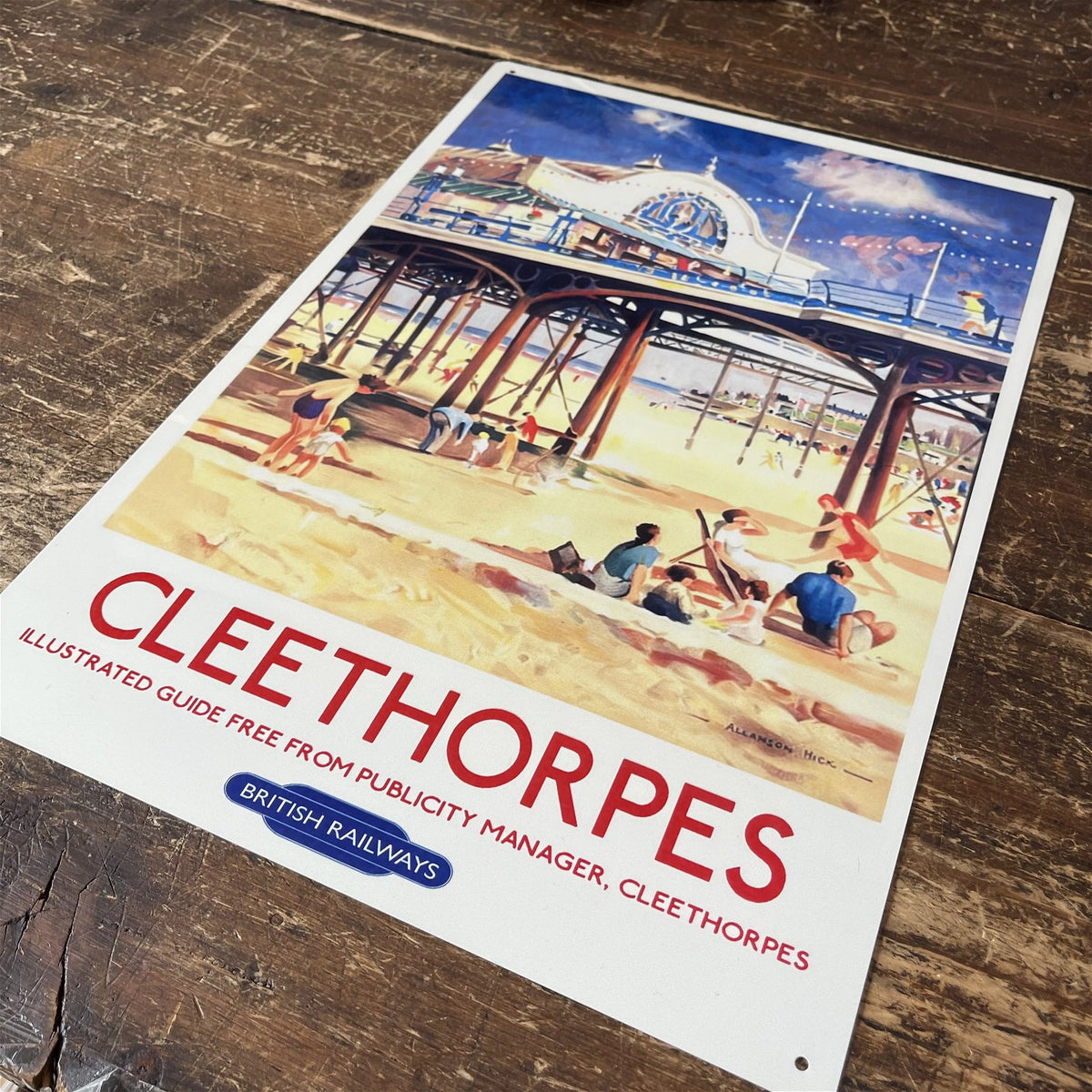 Vintage Metal Sign - British Railways Retro Advertising, Cleethorpes ...