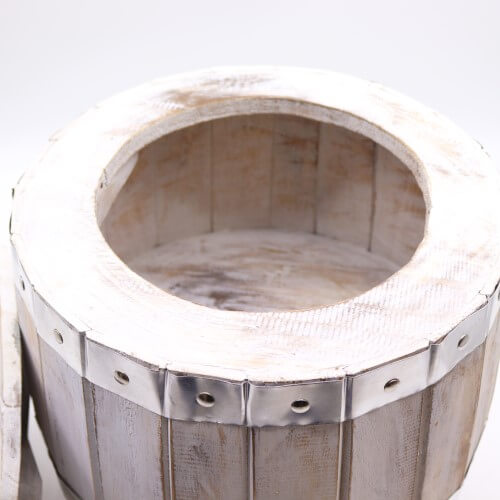 Whitewash Beer Barrel Stool: Rustic Meets Contemporary – InterDesign ...