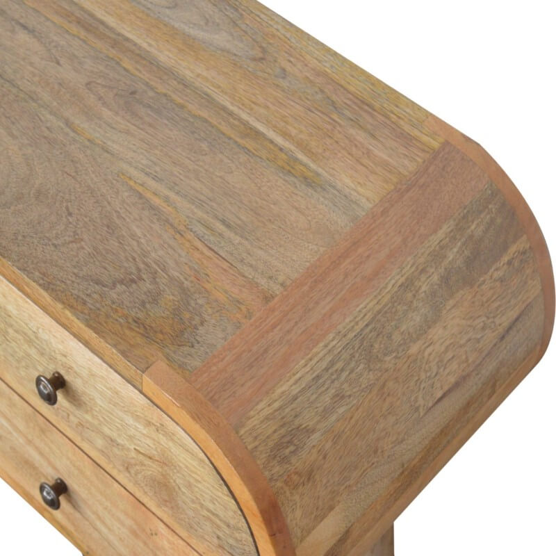 Rounded Edges TV Unit with 2 Drawers - InterDesign Boutique